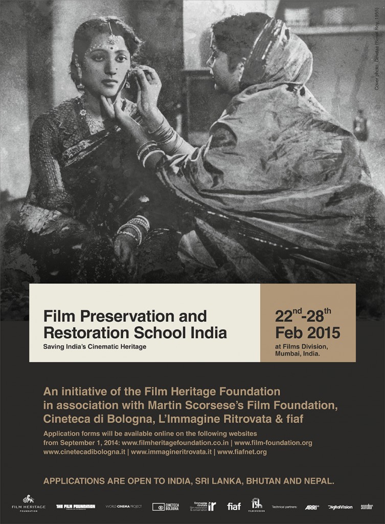 Training in the Film Preservation & Restoration School India