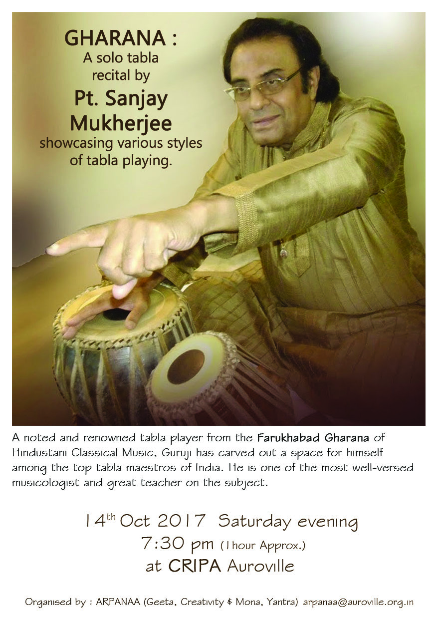 Solo tabla recital by Pt. Sanjay Mukherjee
