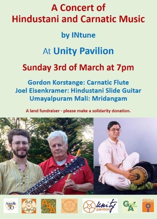 Hindustani and Carnatic music concert by INtune at Unity Pavilion