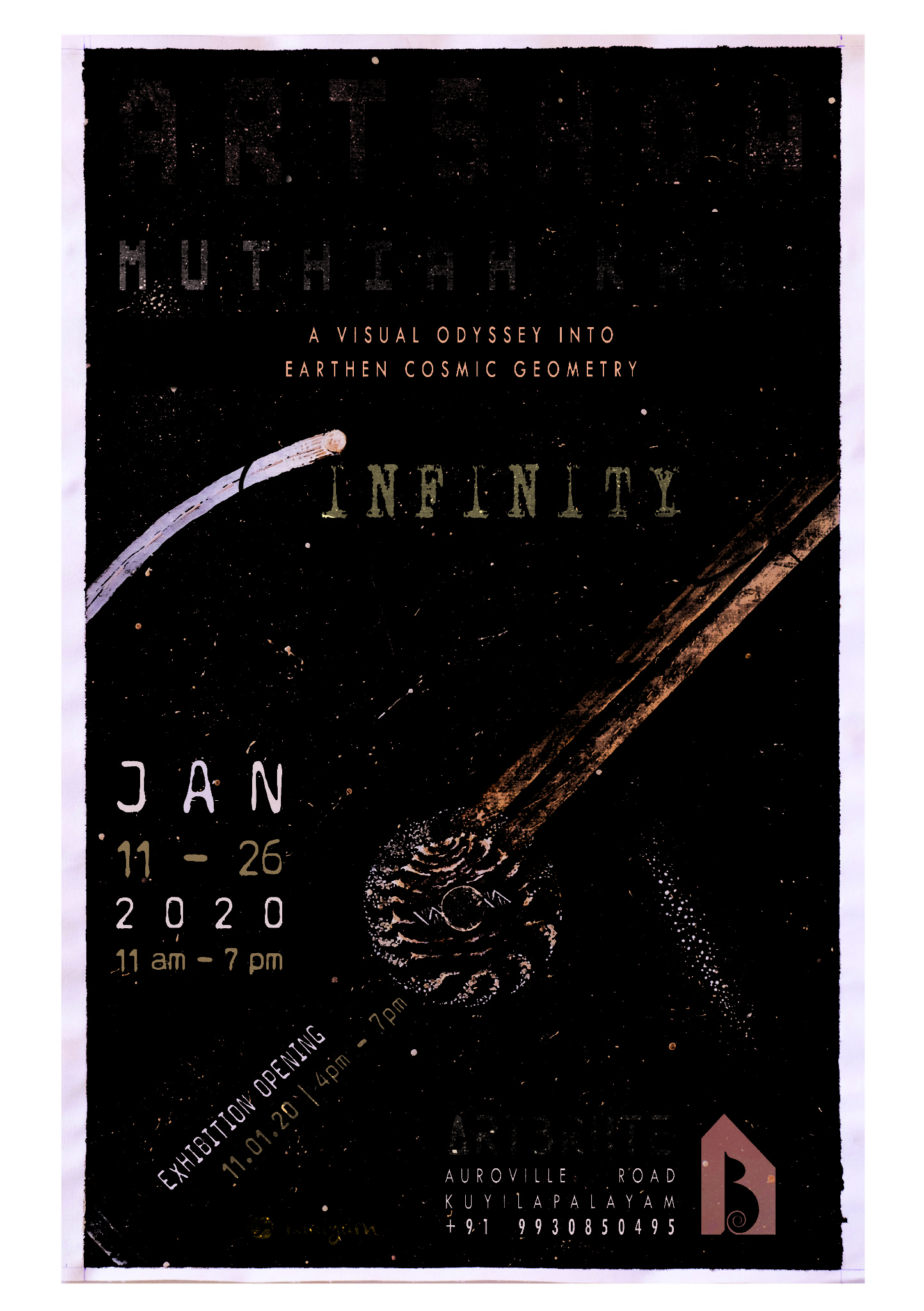 INFINITY SCRIPT – Exhibition of Soil Paintings at Art Brute (Jan 11 – 26)