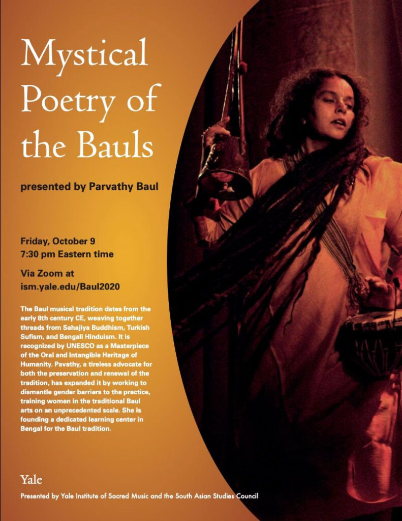 Mystical Poetry of Bauls: Presented by Parvathy Baul