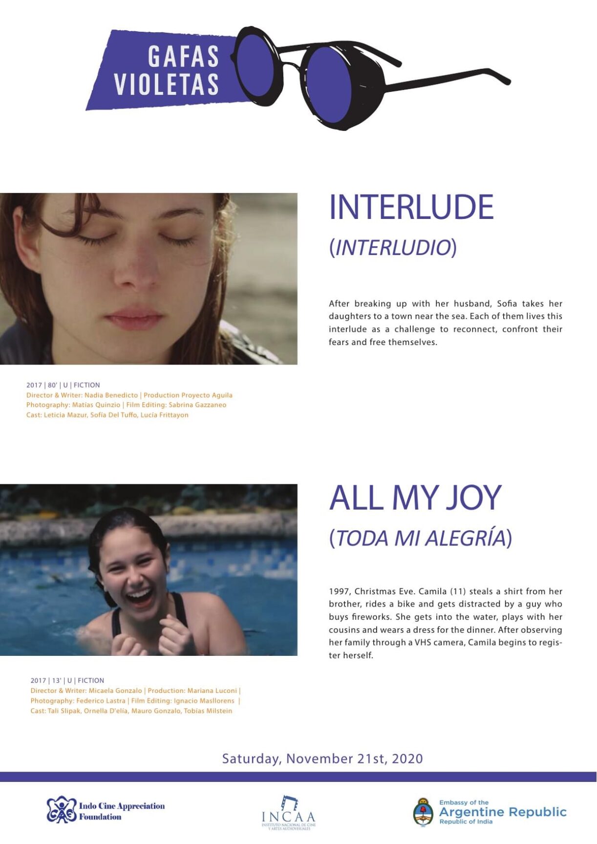 Violet Glasses: Cinema from a gender perspective