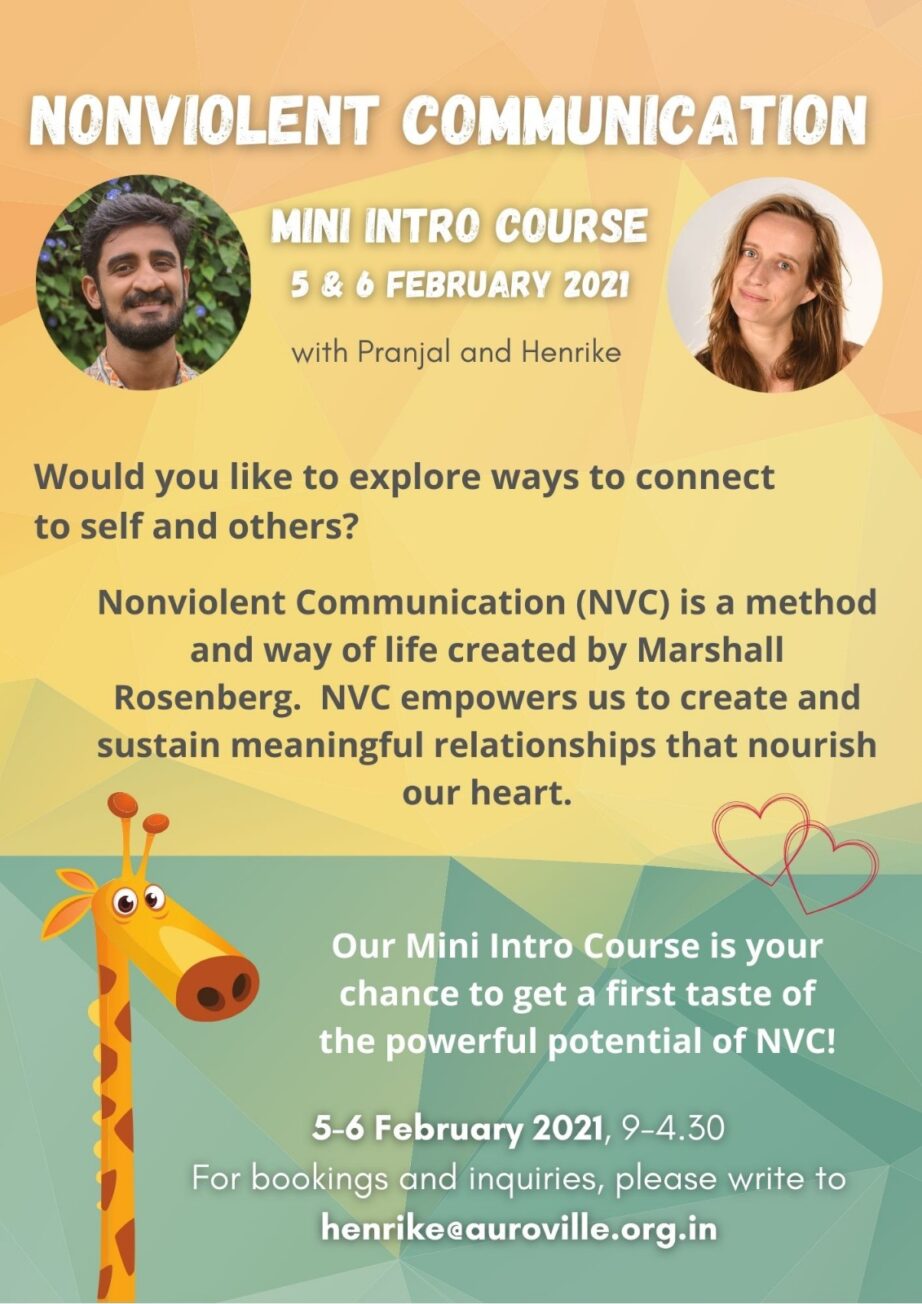 Nonviolent Communication: Mini Intro Course