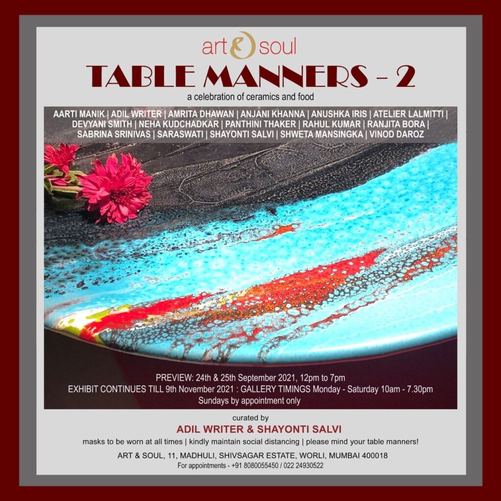 Exhibition: Table Manners-2, 24 September – 9 November