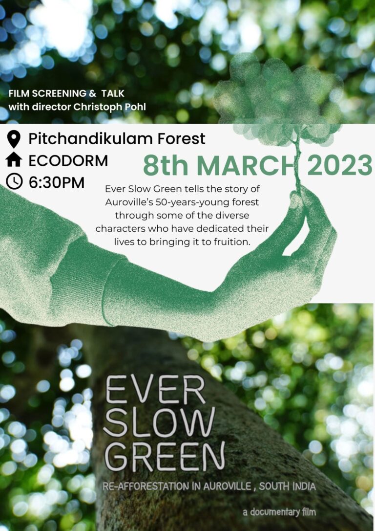 Film screening & talk: EVER SLOW GREEN with director Christoph Pohl