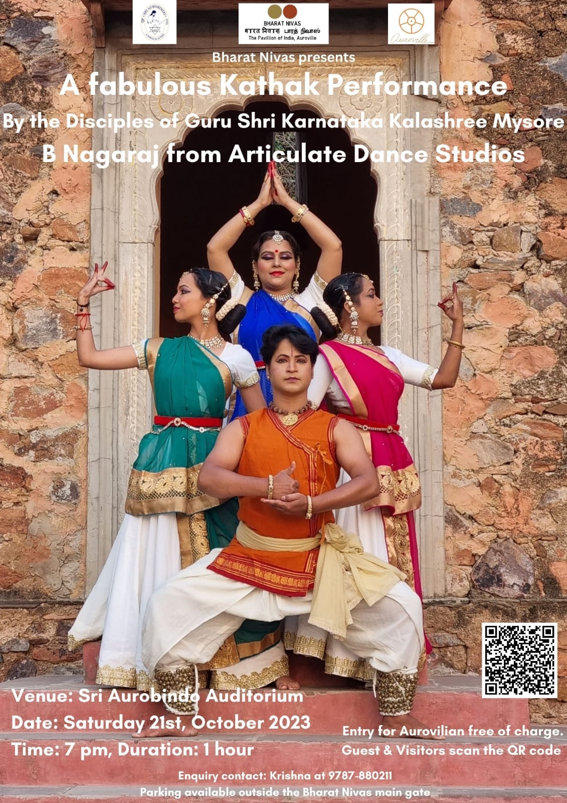 Kathak Performance by the Disciples of Guru Shri Karnataka Kalashree ...