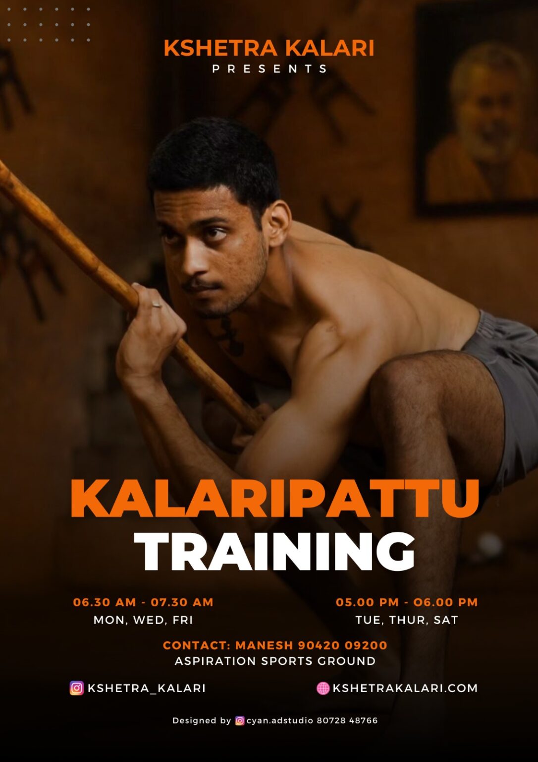Kalaripayattu Classes in Auroville!