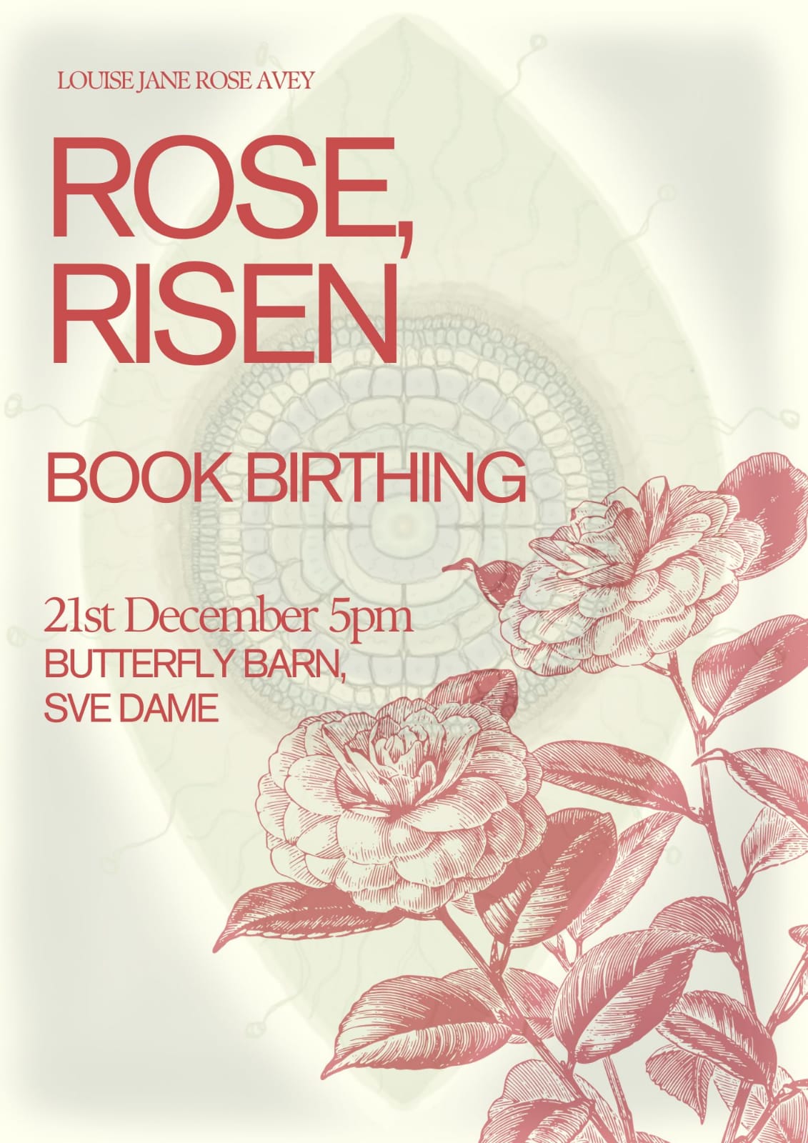 Book birthing of Rose, Risen