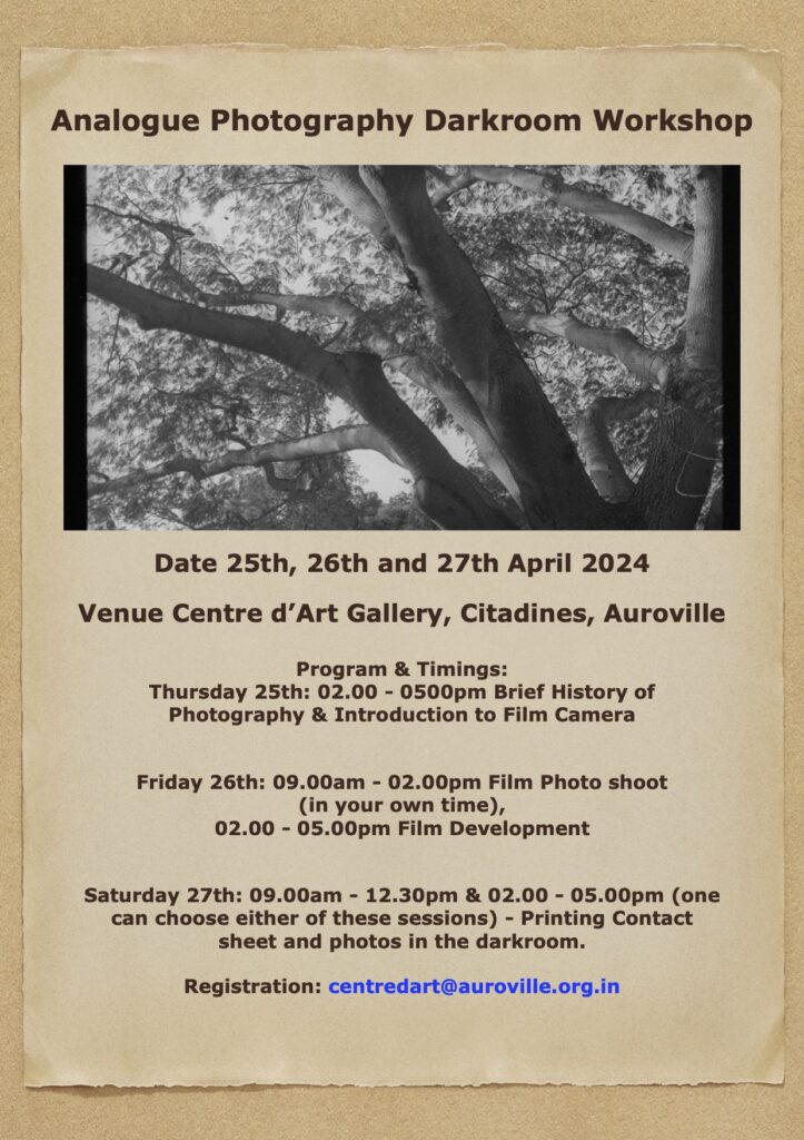 Basic Analogue Photography Darkroom Workshop