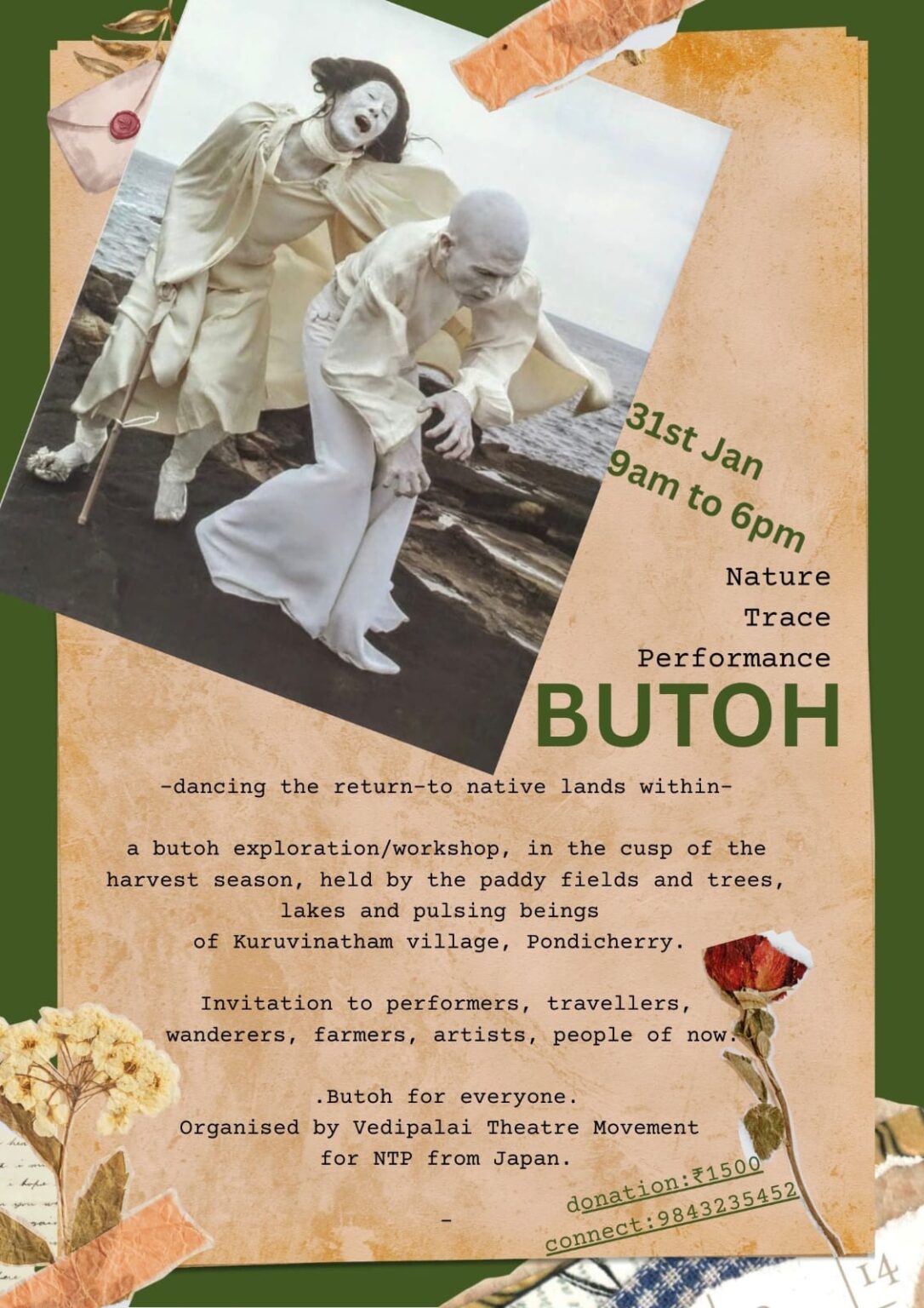 Nature Trance Performance – A Butoh Workshop